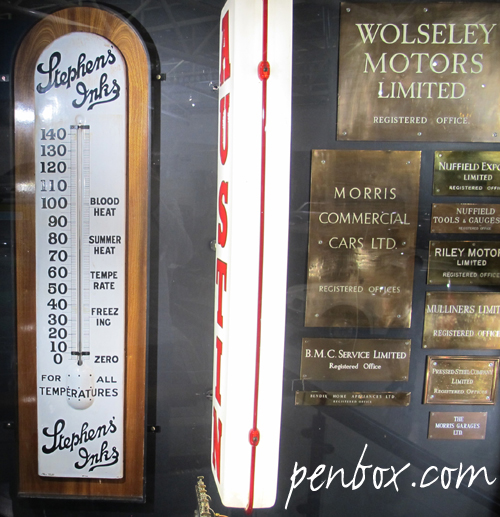 Stephens Inks Enamel Sign | penbox.co.uk Blog